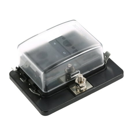 6 Way Mini Blade Fuse Box Holder APM ATM 5A 10A 25A for Car Boat Marine ...