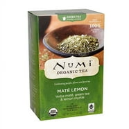 Numi Natural Organic Gunpowder Green Tea, Steamed Whole Leaf, 18 Tea ...