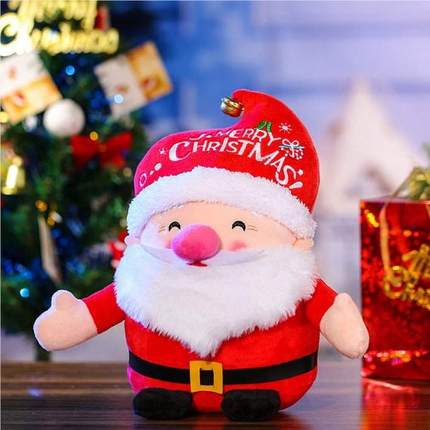 Cute Plush Santa Clause Doll Soft Christmas Santa Claus Plush Christmas ...