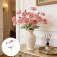 4 Pieces Artificial Poppy Blooms, Realistic Silk Fake Blooms for ...