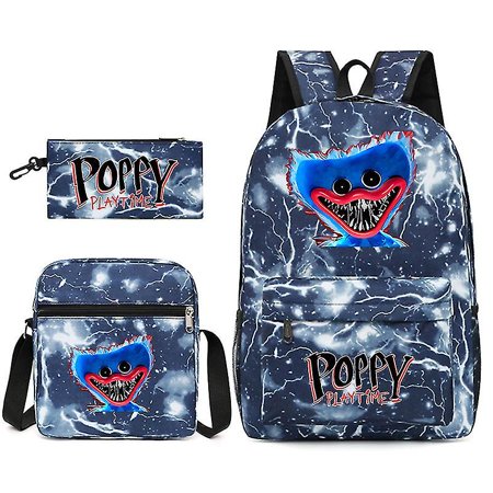 Huggy Wuggy Kids Backpack 3pcs School Bag Poppy Playtime | Walmart Canada
