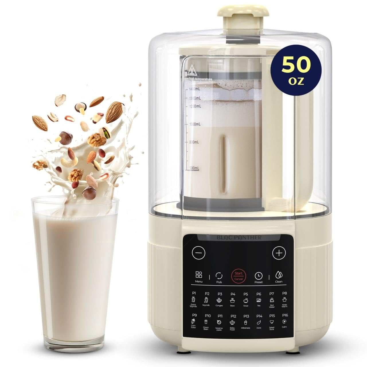 Click here for Blac Panther 16-In-1 Blender & Nut Milk Maker  50o... prices