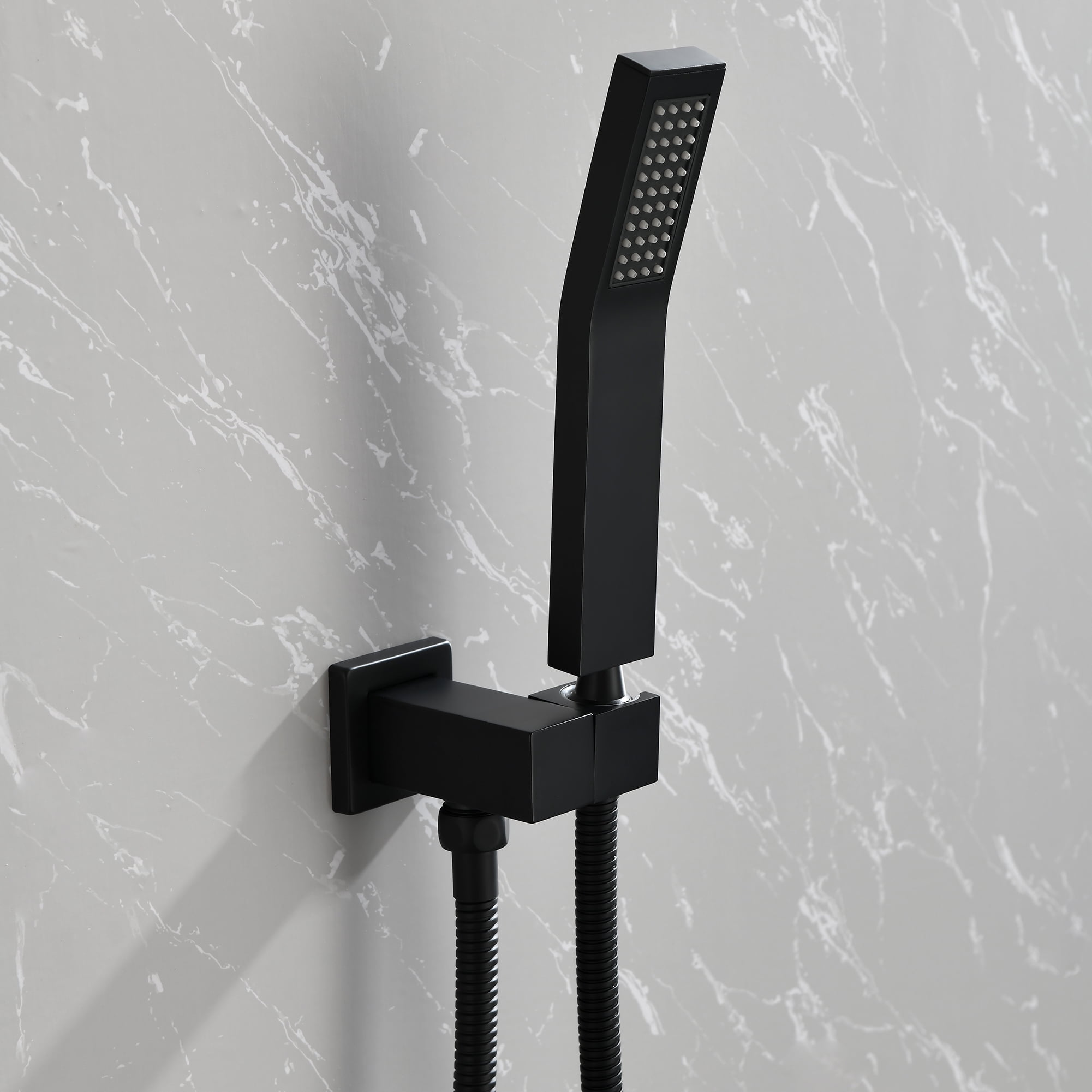 Shower System, 10-Inch Matte Black Full Body Shower System with Body ...