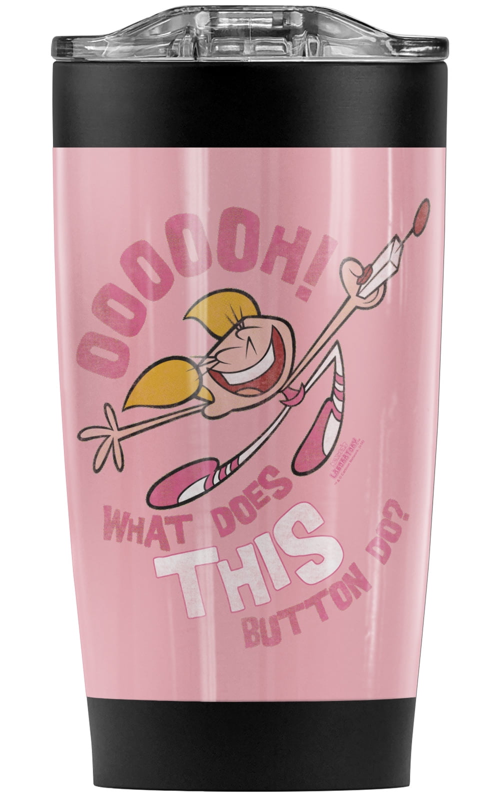Dexter'S Laboratory/Dee Dee Button Stainless Steel Tumbler 20 oz Coffee ...