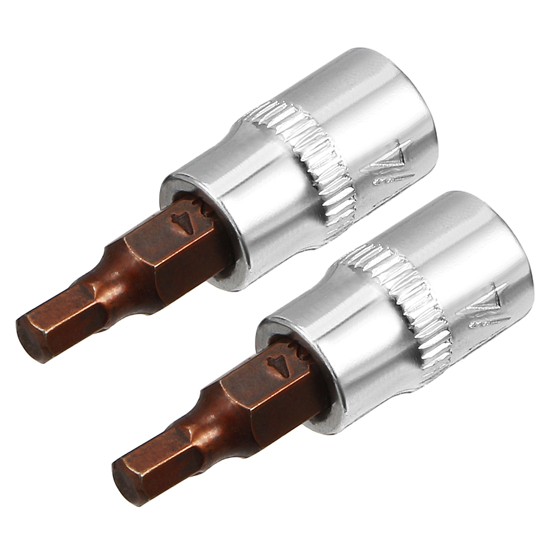 Tasharina 2 Pcs 1/4-Inch Drive 4mm Hex Bit Socket, S2 Steel - Walmart.com