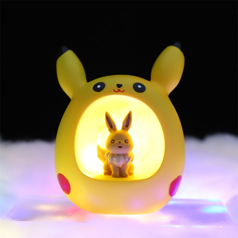 Buy Pokemon Eevee Resin Night Light, Hand painted Craft pen holder room ...