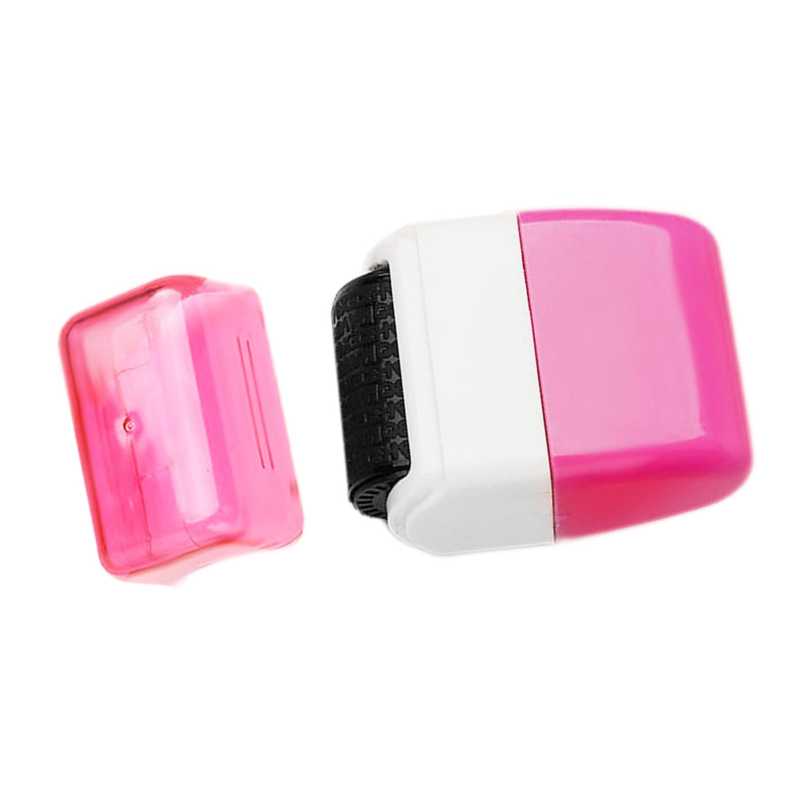 Reusable Ink Add Portable ID stamp Smear Stamp Pink - Walmart.com