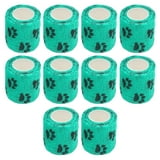 NIBOLOG 10Pcs Paw Print Pet Wrap Self-adhesive Non-Woven Fabric Tape ...