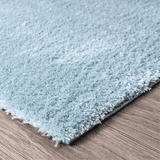Luxe Weavers Fluffy Shag Blue 8x10 Area Rug Plush Bedroom Carpet ...