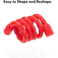 Gesipor 20 PCS Silicone Cable Ties - Reusable Rubber Twist Ties ...