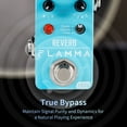 FLAMMA FC02 Mini Reverb Pedal, Digital Guitar Effects with Studio ...