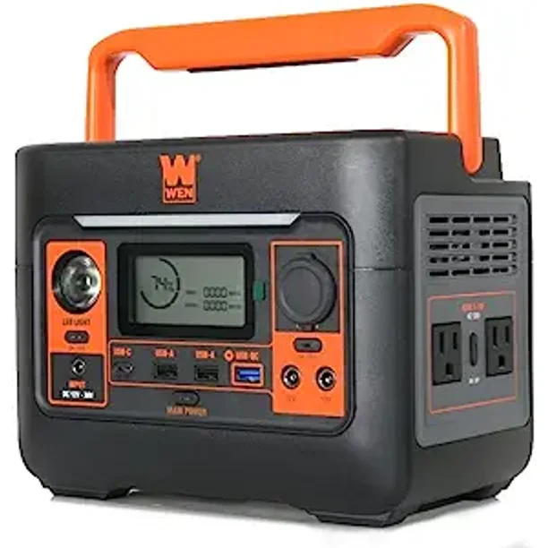 WEN 300-Watt 269Wh Lithium-Ion Power Station and Battery-Powered ...