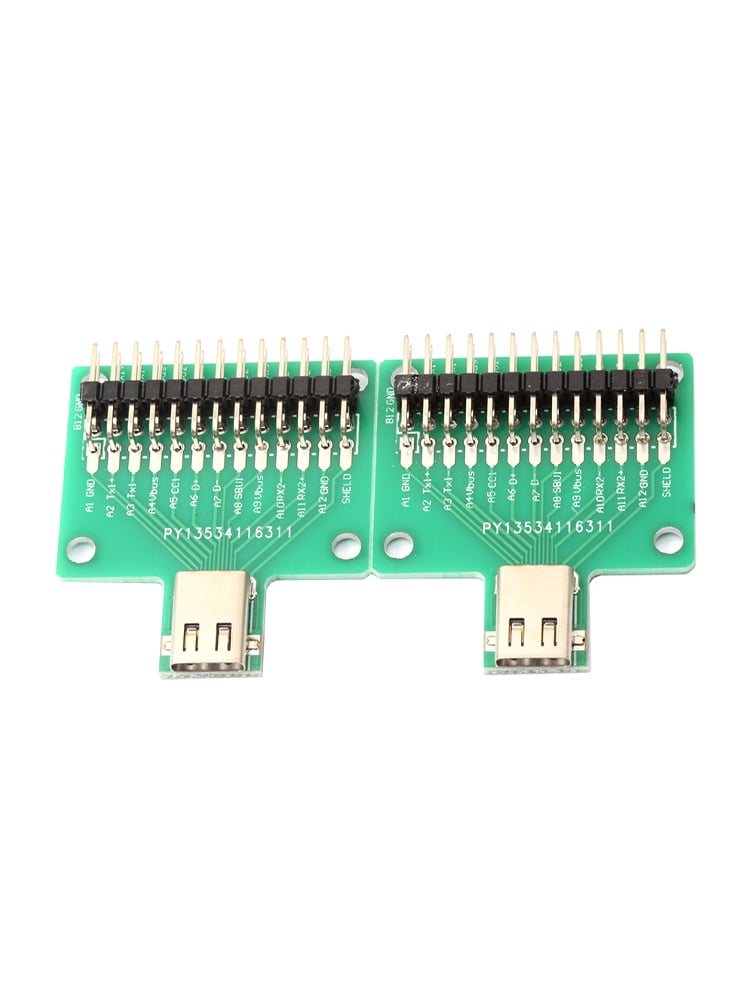 3pcs USB 3.1 Cable Test Board 24PIN Type-c Type C Female Plug Jack to ...