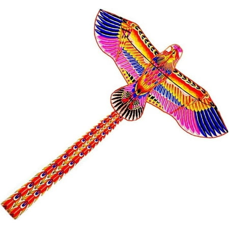 Beach Kites Large Fire Phoenix Kite with Long Tail and Easy Breeze to ...
