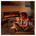 40" Electric Fireplace, Recessed and Wall Mounted Fireplace with Smart ...