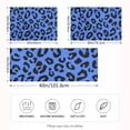 Blue Background Pattern Pillow Case Standard Size Silky Satin Pillow ...