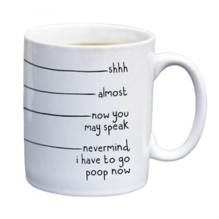 Shh.nevermind, Time To Poop Mug - Funny Poop Mug - 11oz Coffee Mug ...