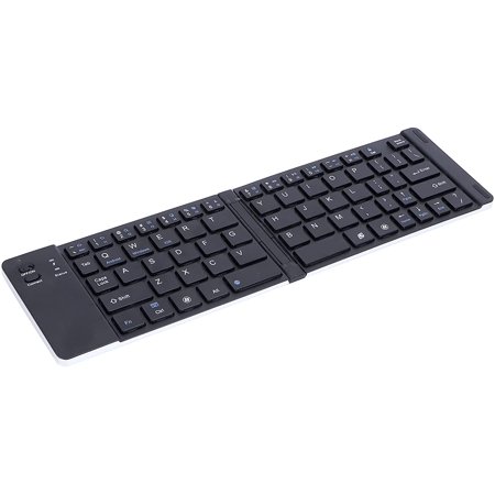 Portable Bluetooth Keyboard, Mini Foldable BT 3.0 Wireless Keyboard ...