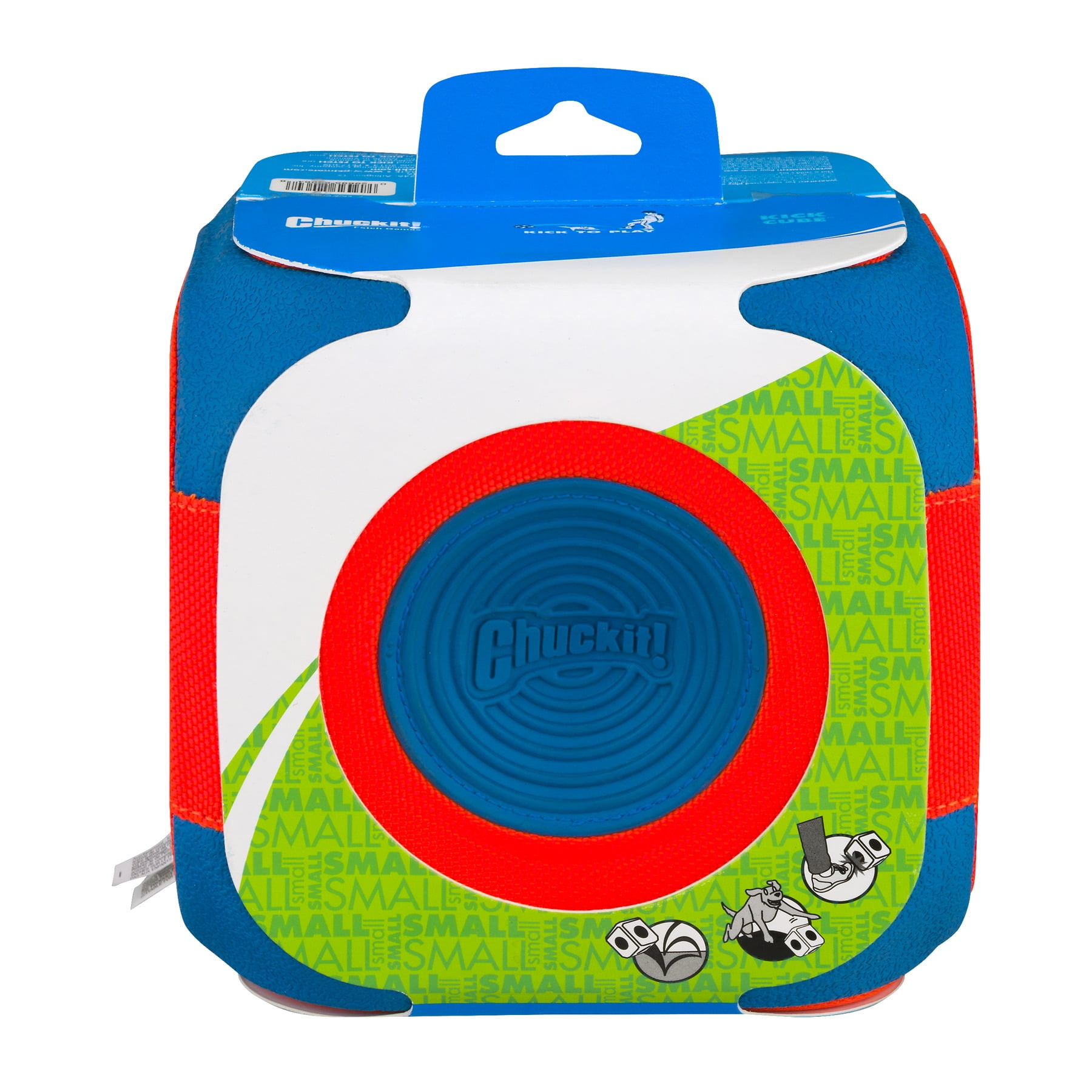 Doskocil Chuckit! Kick Cube Bouncing Dog Toy, Multicolor - Walmart.com