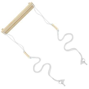 Ruike Sturdy Wooden Chicken Perch Toy with Metal Ground Stake - Coop ...