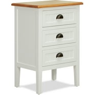 Creative Co-Op MDF & Fir Wood Cabinet with 3 Drawers, Distressed Blue ...