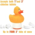 Chlorine Floater, Floating Pool Chlorine Dispenser (Duck), Fits 1 and 3 ...