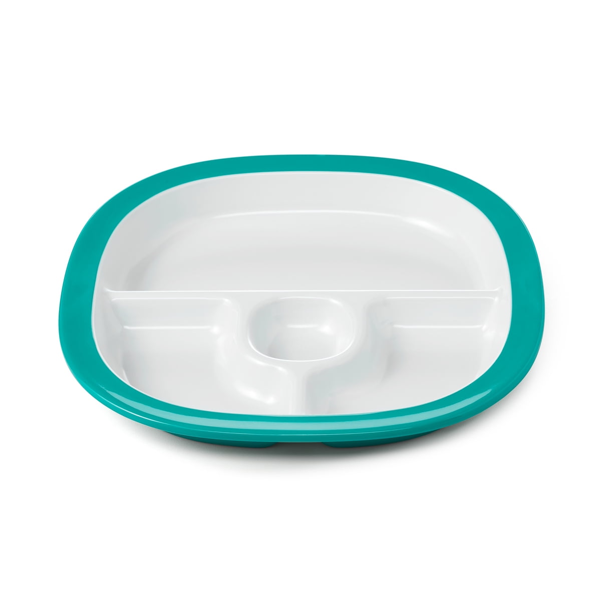 OXO Tot Melamine Divided Plate, Teal - Walmart.com