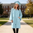 FASHOFT Adult Graduation Cap and Gown Set with Pockets for Men Women ...