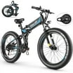 "GOCIO 26""x4"" Fat Tire Electric Bike, 500W Foldable Ebike with 48V 10Ah Battery, Shimano 21 ...