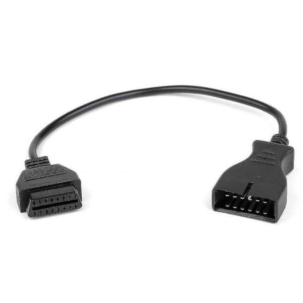 Gm 12 Pin Obd1 To 16 Pin Obd2 Convertor Adapter Cable For Diagnostic ...