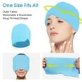 LC-Dolida Relief Cap for Headache & Migraine, Hot Cold Therapy, Ice ...