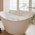 Kibi Cube Floor Mount Tub Filler With Hand Shower - Chrome - Walmart.com