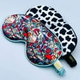 SMUG Cute Fun Sleep Mask for Women & Girls, Satin Eye Mask for Travel ...