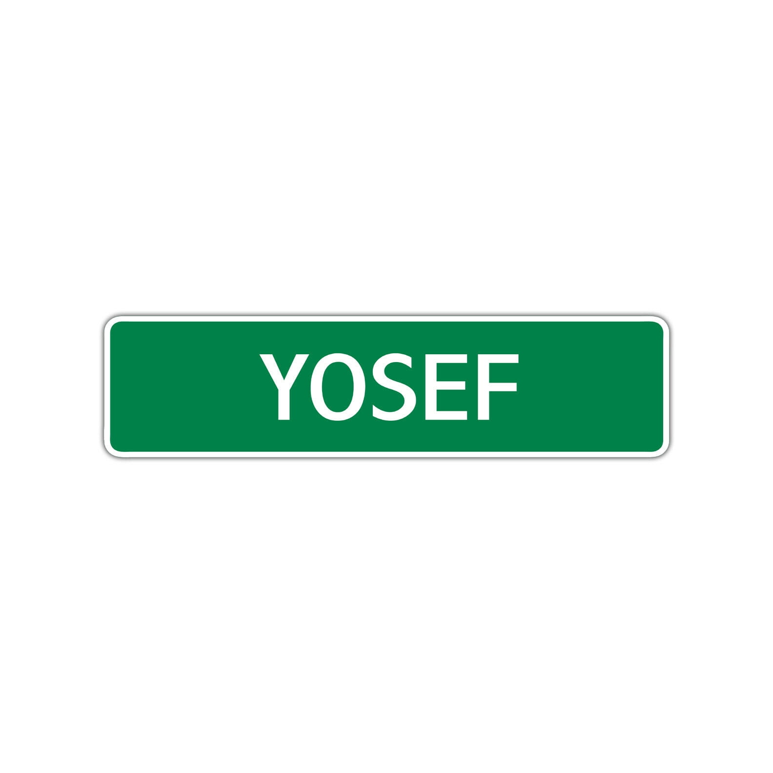 Yosef Boys Children Name Letter Printed Label Indoor Outdoor Unique ...