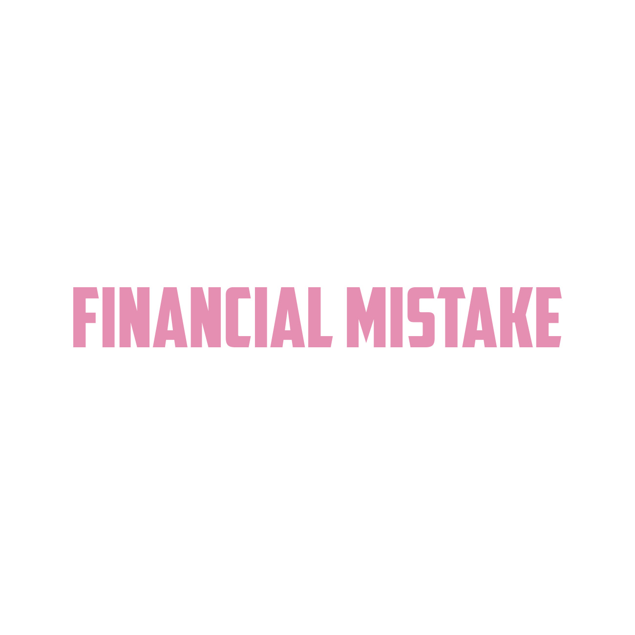 Financial Mistake Sticker Decal Die Cut - Self Adhesive Vinyl ...