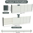 "VEGCOO 4 Pack Adjustable Drawer Dividers with 16 Inserts, Expandable ...
