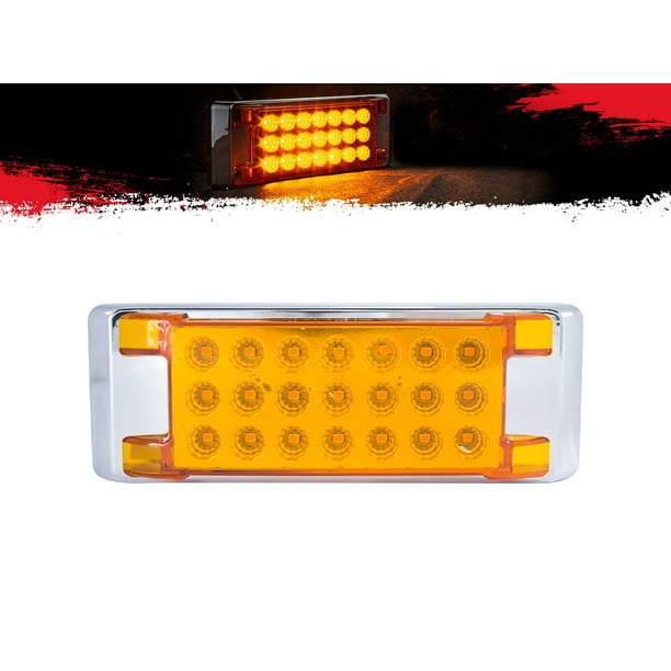 Plafón Lateral 21 Leds Estrobo Ámbar TUNELIGHT-RENOVATIO Rectangular 12 ...
