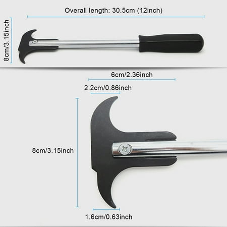 Car Oil Seal Puller Wrench Double Head Hook Screwdriver Automobile O ...