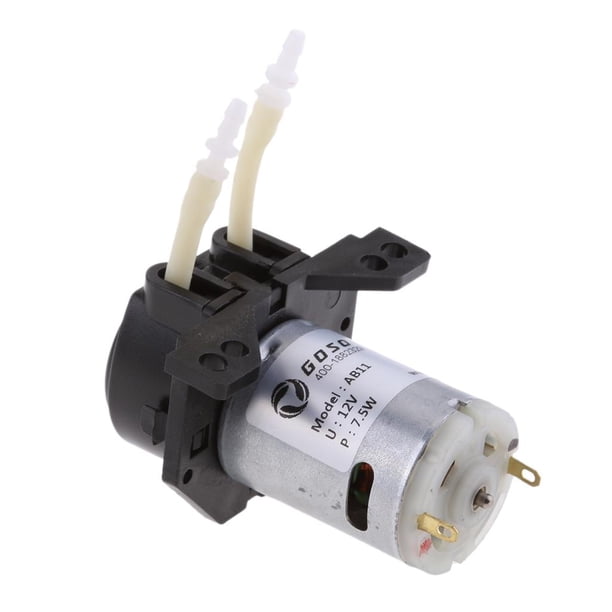 Peristaltic Miniature Dosing Pump Head + Connector For Lab Black 12V ...