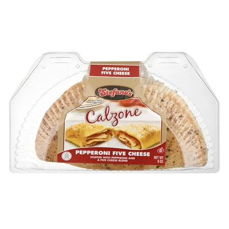 Stefano Foods Calzone Pepperoni Five Cheese, 8.0 OZ - Walmart.com