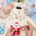 50Pcs 10 Style Sewing Theme Iron Head Pins Straight Sewing Pin for DIY ...