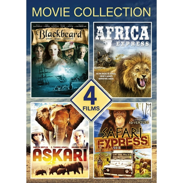4-Movie Adventure Collection (DVD) - Walmart.com