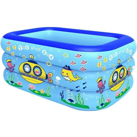 ZSCC Inflatable Swimming Pool 1.3 Meters Thick Three-Layer Family-Style ...