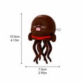 Mechanical Dancing Natasha Sliding Octopus Figure Funny Clockwork Prank ...