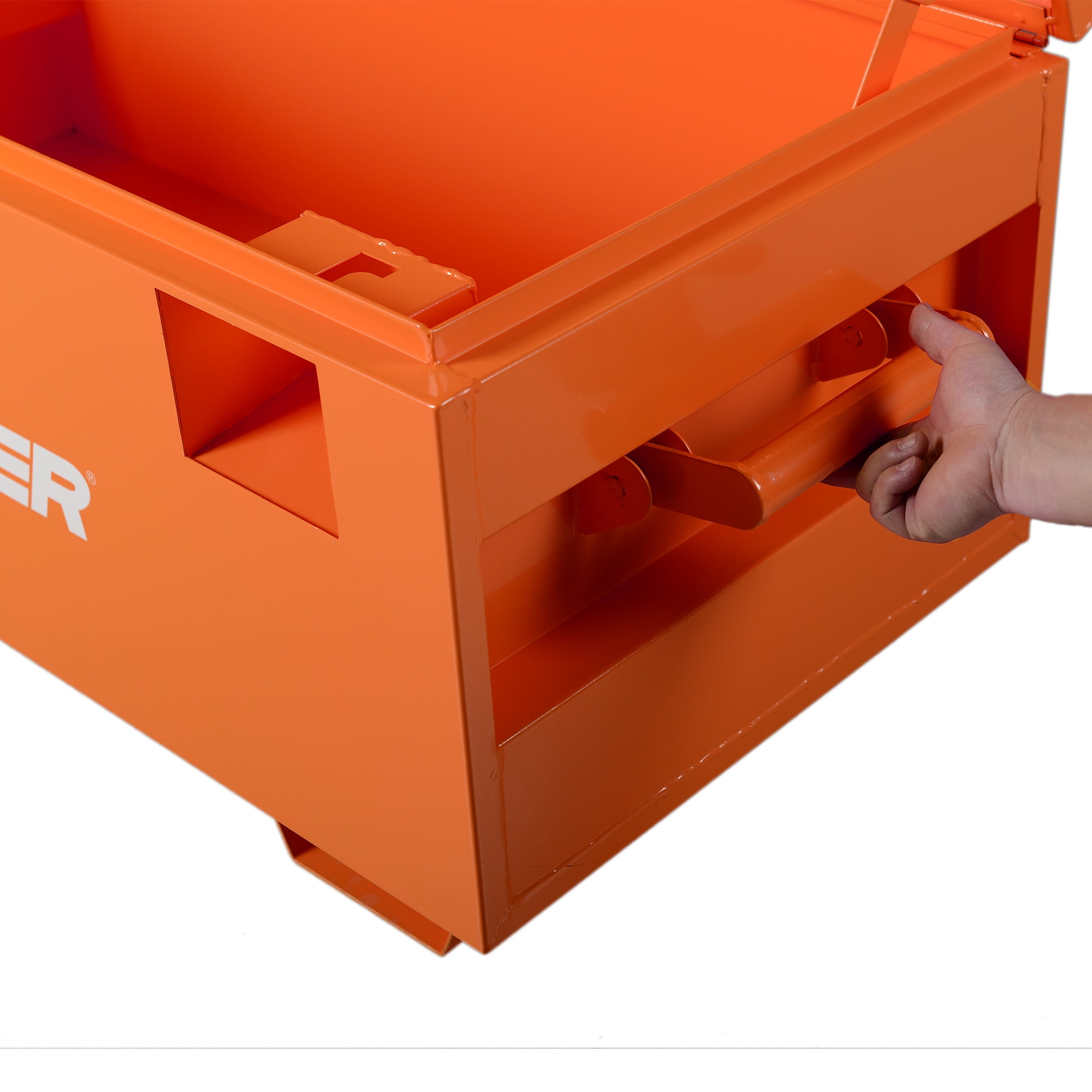 Buy FRONTIER 48 in. W x 24 in. D x 24 in. H Steel Job Site Box Online ...