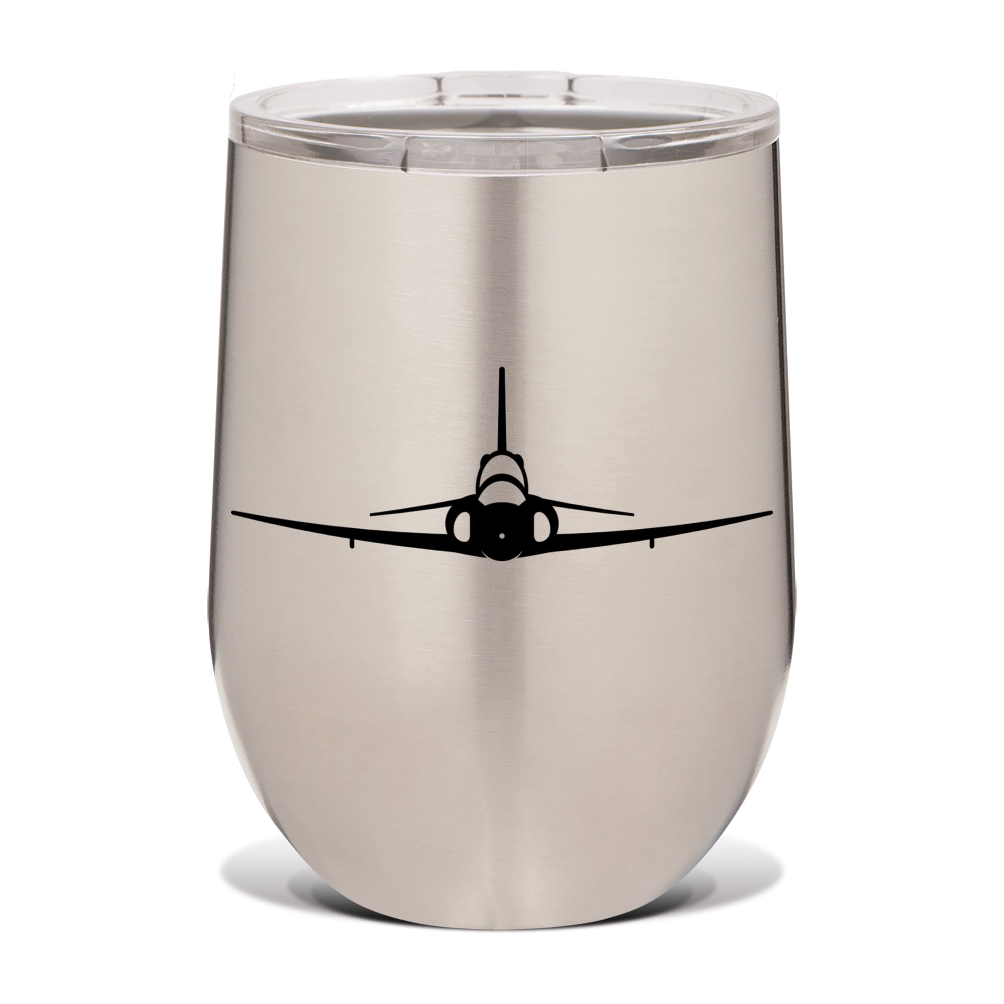 T-45 Goshawk Wine Tumbler 12 oz - Laser Engraved - Stainless Steel ...
