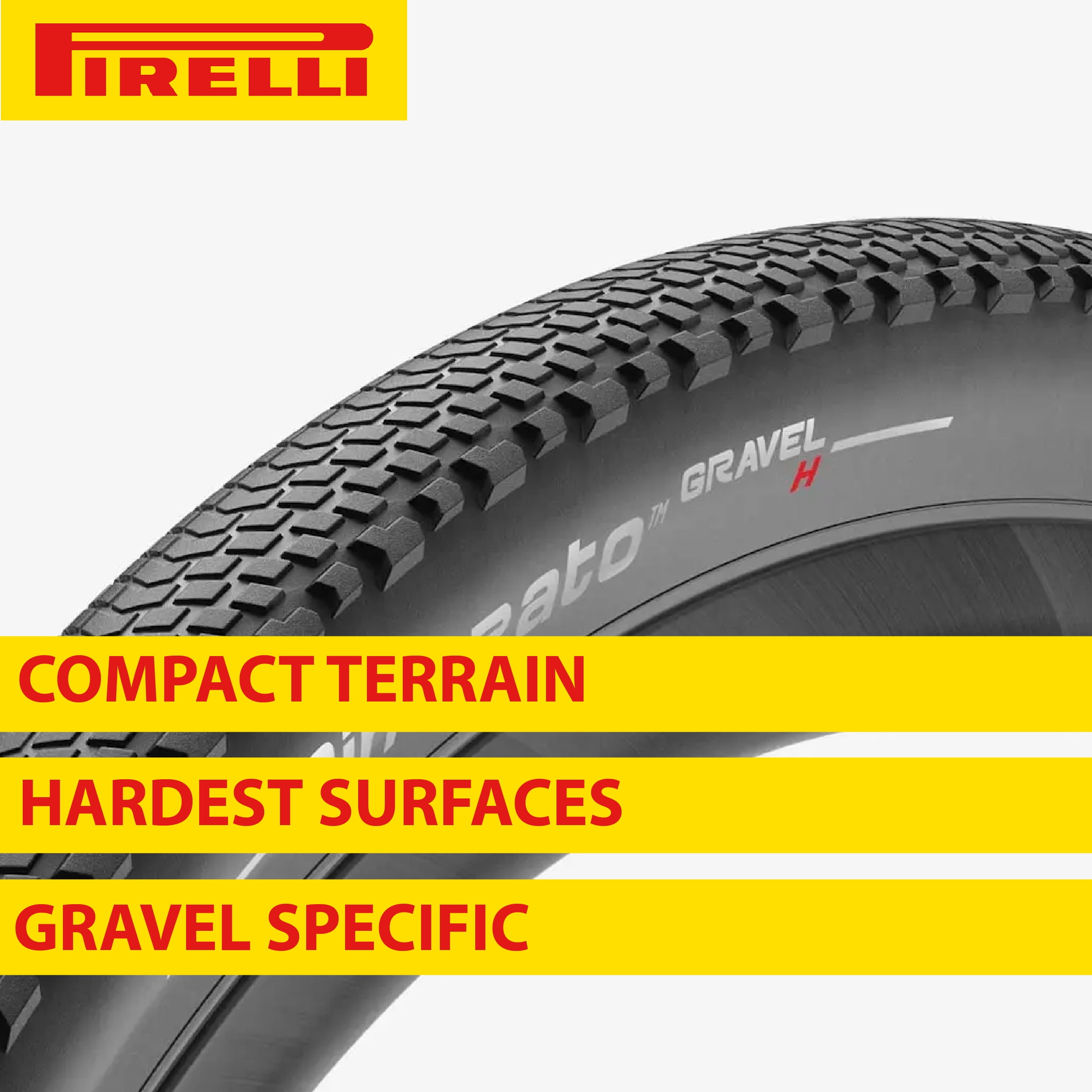 Gravel Bike Tire Pirelli Cinturato Gravel H Tire 700x50c - With ...