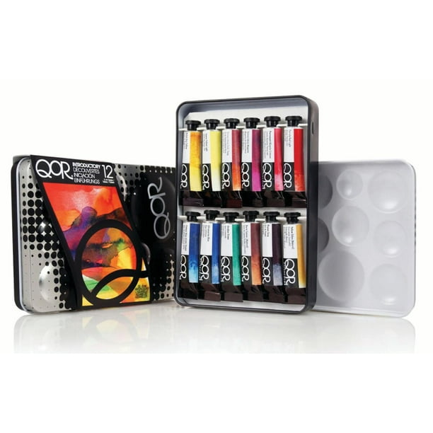QoR Watercolor Introductory Set, 12-Colors - Walmart.com - Walmart.com