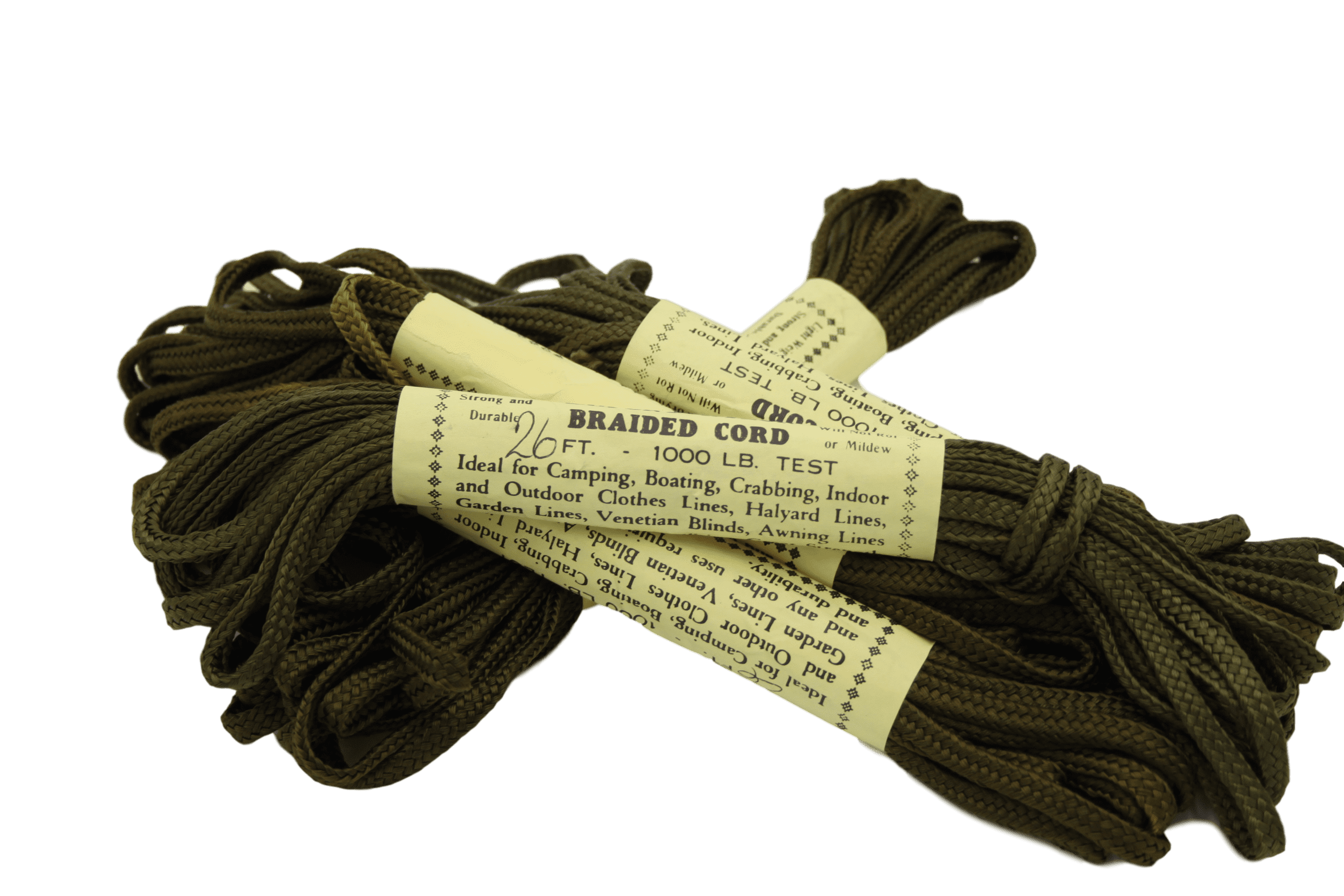 Dupont Nylon GI Braided Parachute Cord Camping Boating Clothes Line ...