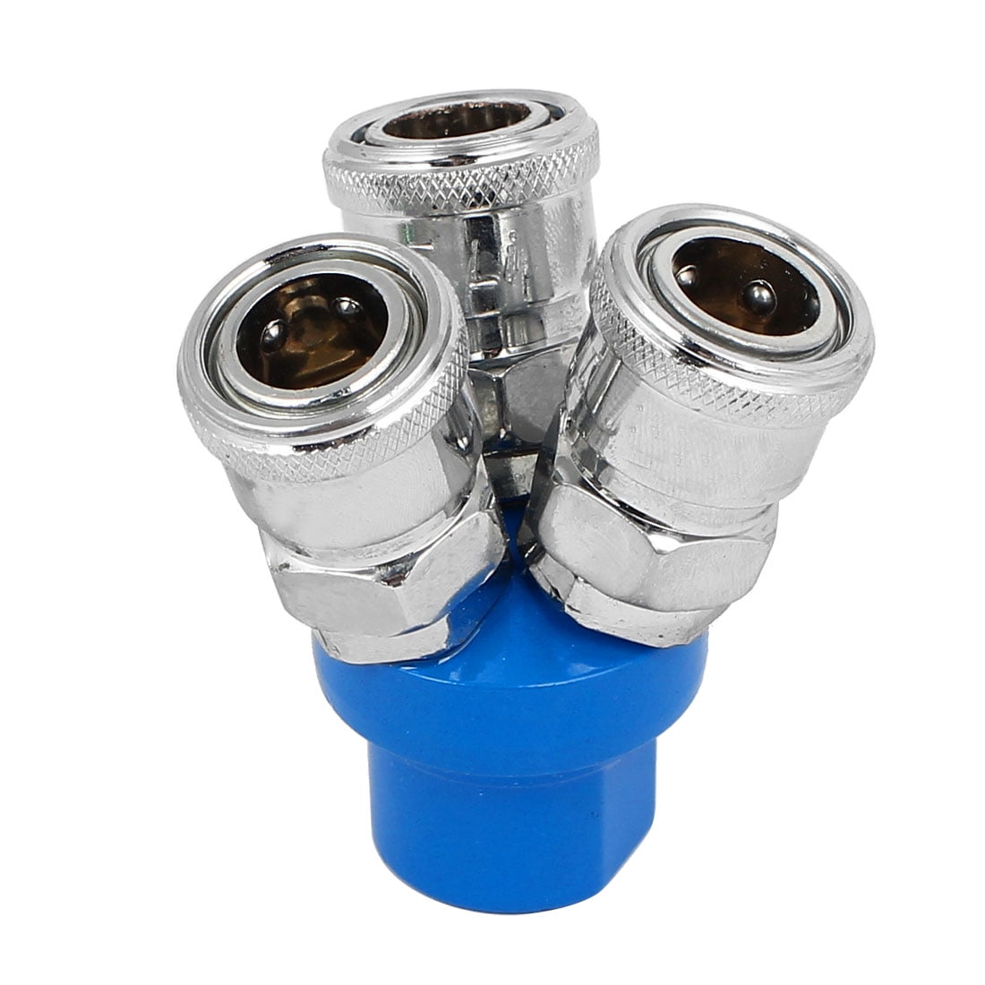 Unique Bargains 3 Way Quick Coupling Air Pneumatic Hose Coupler Joint ...